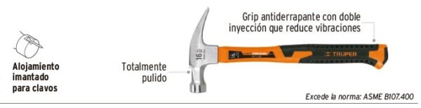 MARTILLO DE UÑA 19997 TRUPER – Quimica y Servicios Maher S. A. de C. V