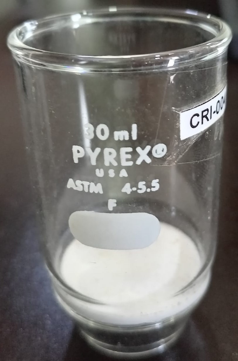 CRISOL GOOCH DE VIDRIO DE 30ML POROSIDAD M. FORMA ALTA. PYREX – Quimica ...