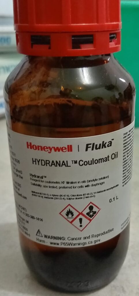 SOLUCION A HYDRANAL COULOMAT OIL LT M0060 – Quimica y Servicios Maher S ...